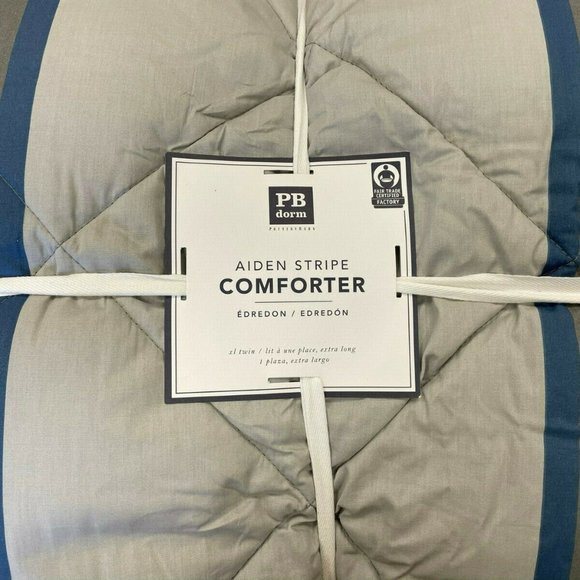 Pottery Barn Teen | Bedding | Pottery Barn Teen Aiden Stripe Comforter ...